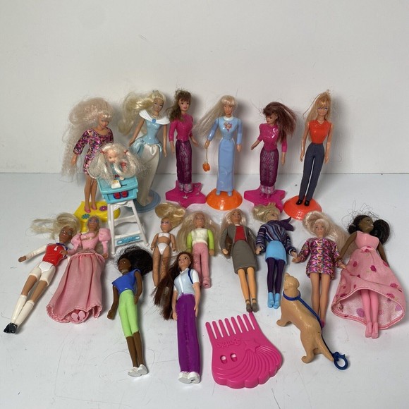 Mattel | Toys | Vintage Mattel Barbie Happy Meal Lot Cake Toppers 4 ...